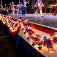 2026 New 4th Of July Decorations Luminous Effect Red White And Blue ...