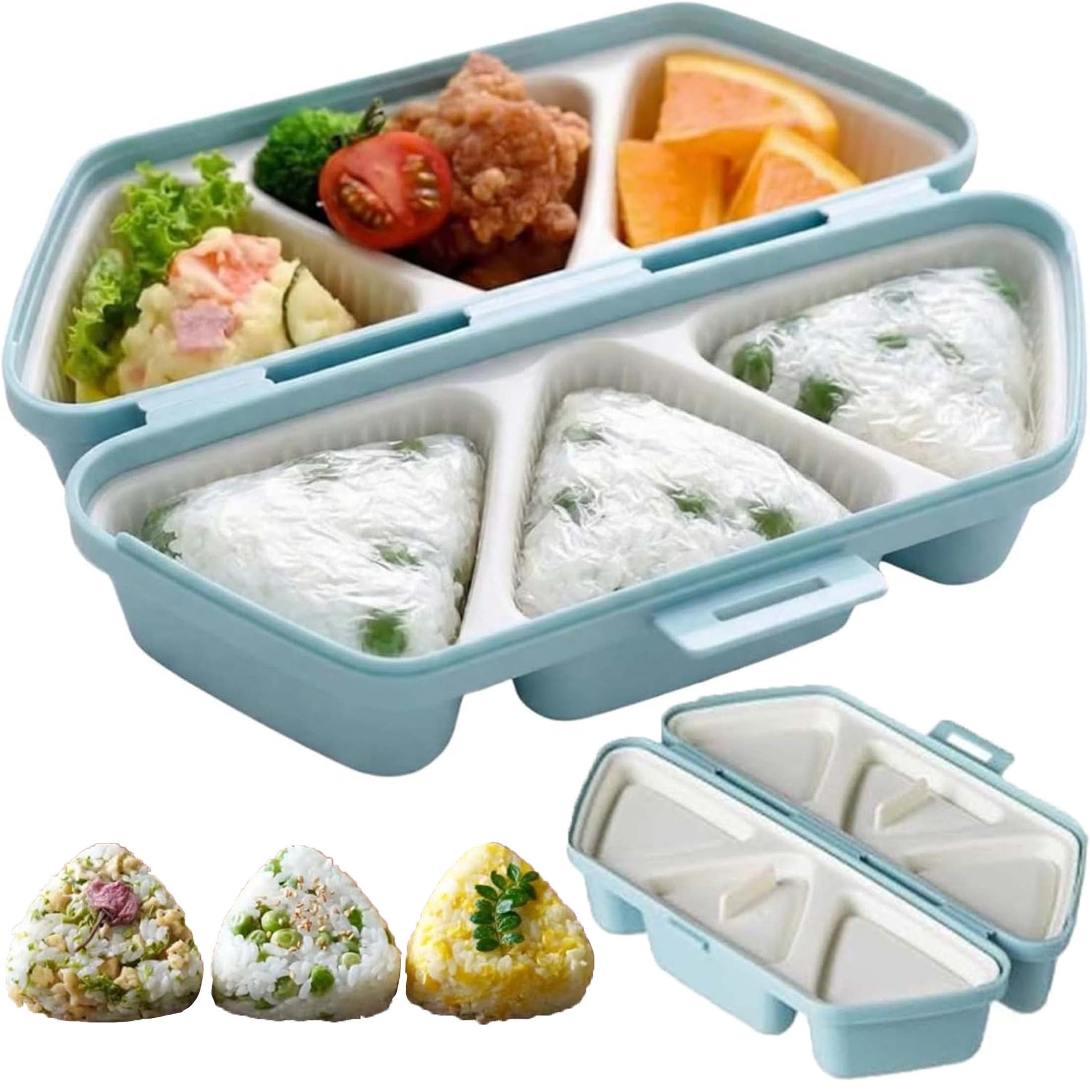 2026 New 6-in-1 Onigiri Mold - 6-Cavity Triangle Rice Ball Maker, Non ...