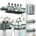 2026 New 7-Pack Adhesive Shower Caddy, Rustproof Stainless Steel, No ...