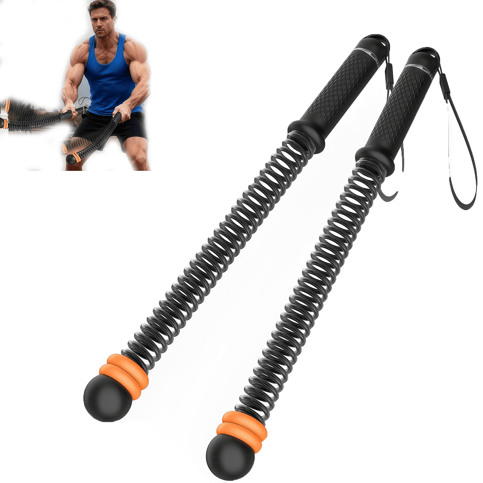 2026 New Adjustable Ropeless Battle Ropes, Adjustable Resistance ...