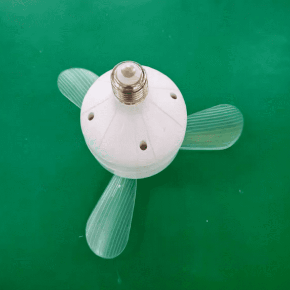 2026 New Air Conditioner Cool And Bright E27 LED Fan Light With Remote ...