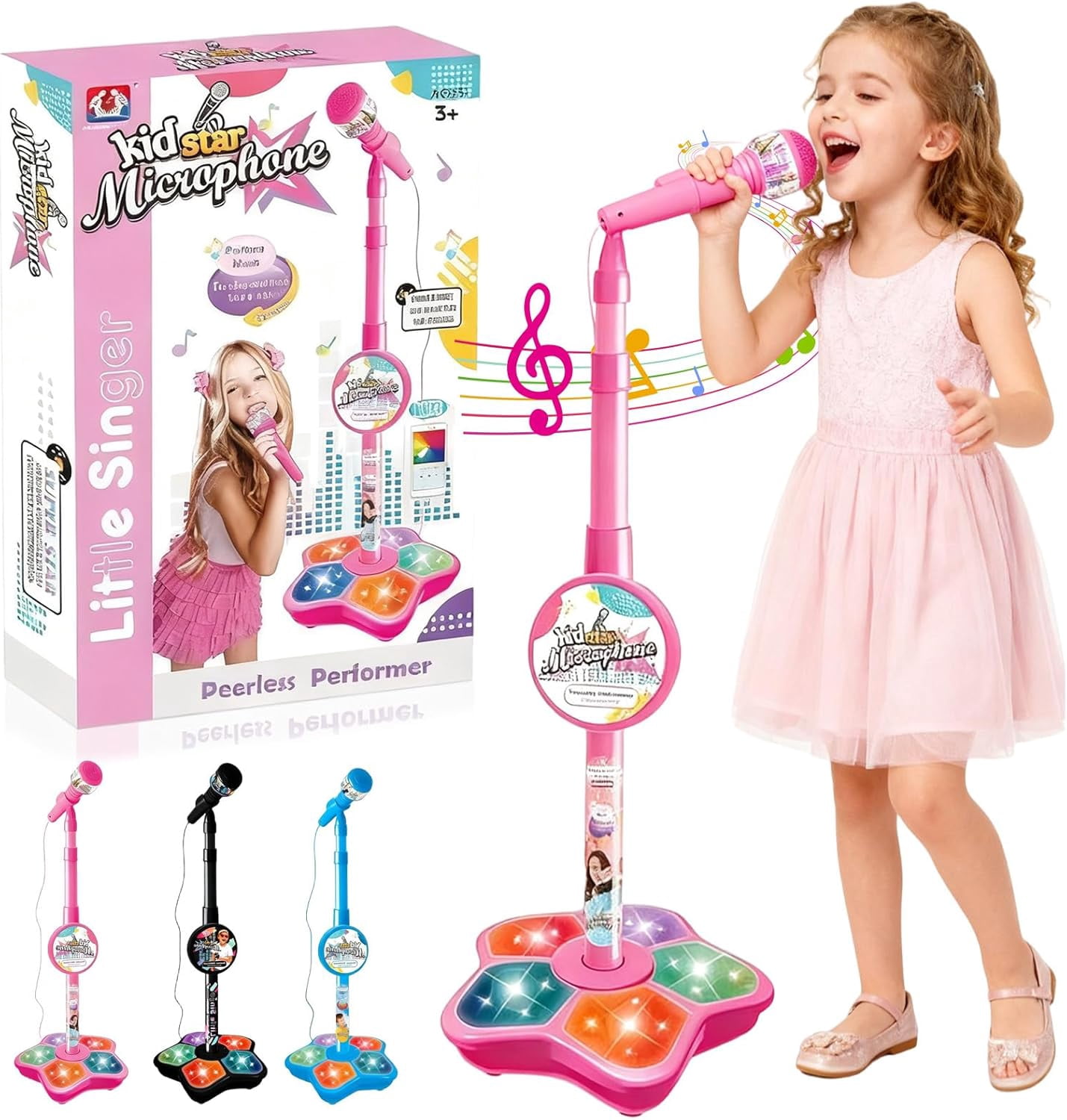 2026 New All-in-One Microphone Toy, Microphone with Adjustable Stand ...