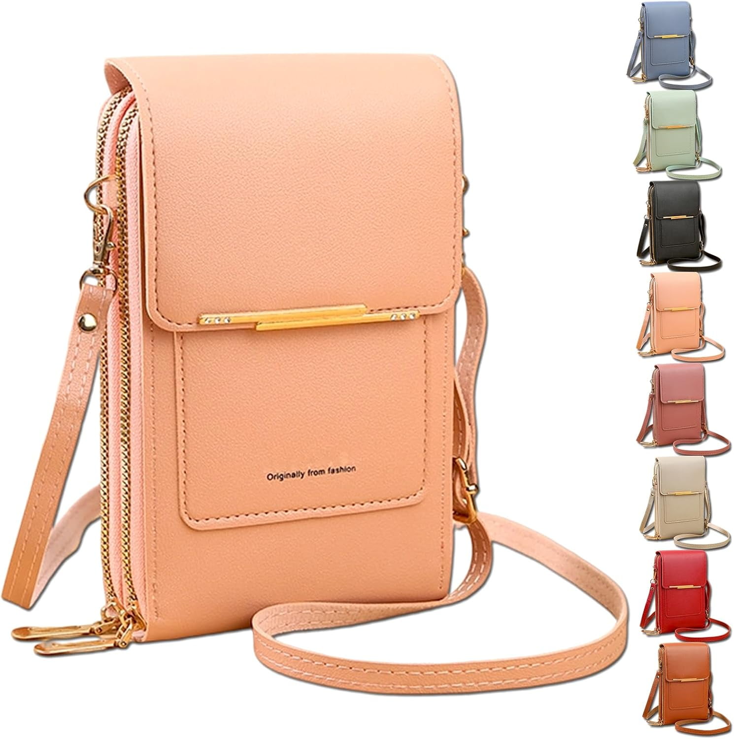 2026 New Anti-Theft Leather Bag for Women, Women's Touch Screen Mobile ...