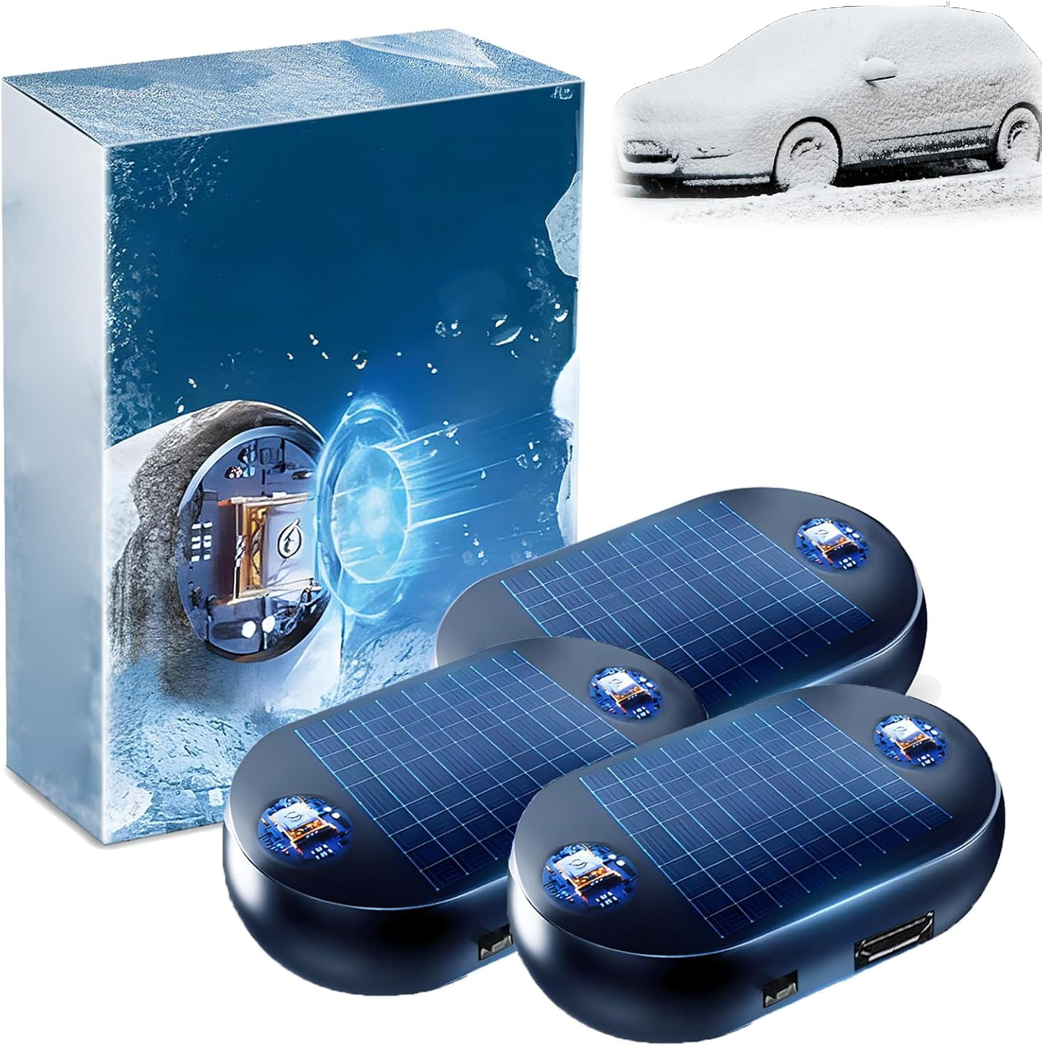 2026 New Antifreeze Electromagnetic Car Snow Removal Device, Solar ...