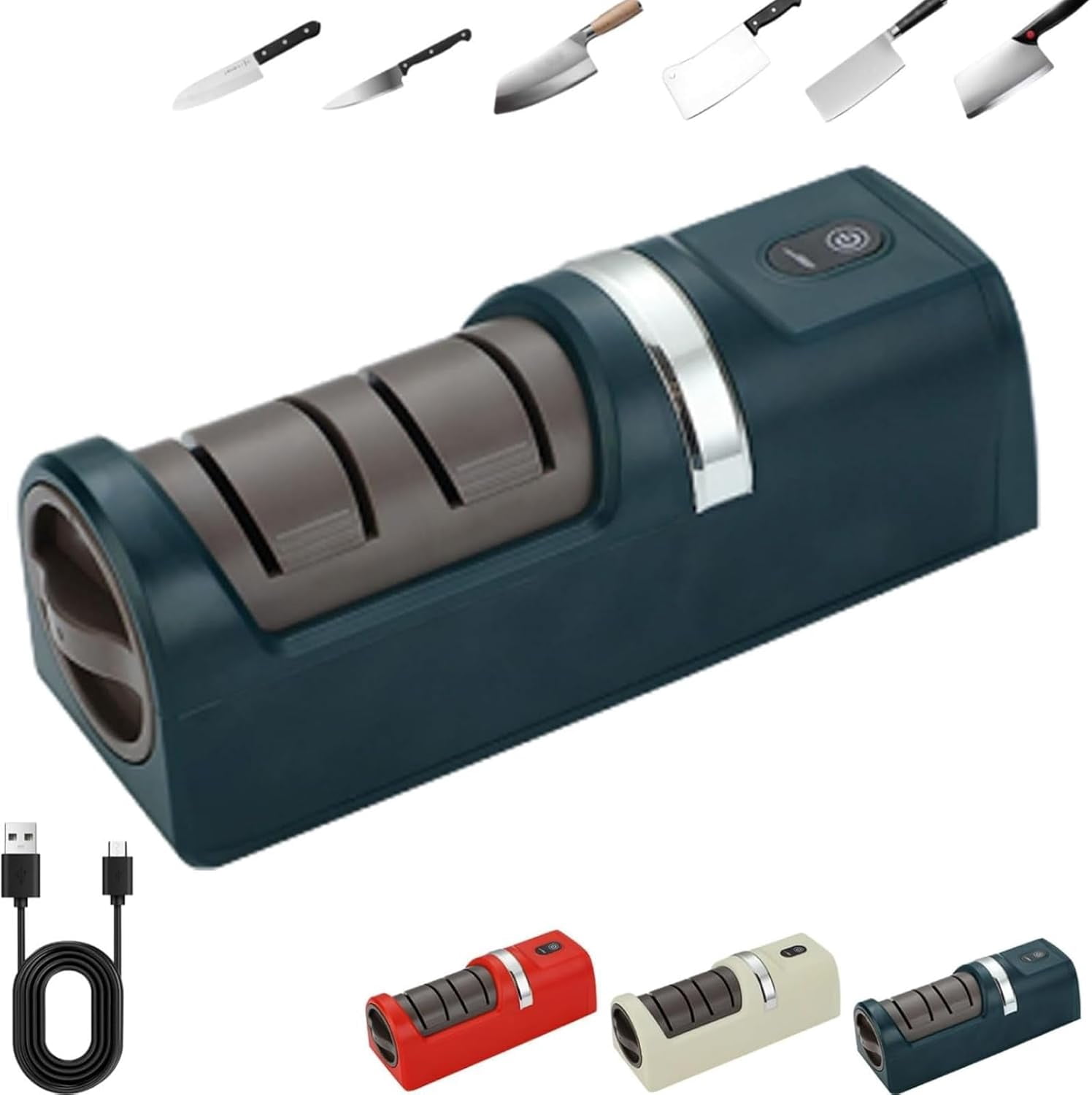 2026 New Automatic Kitchen Knife Sharpener | Electric Knife Sharpener ...