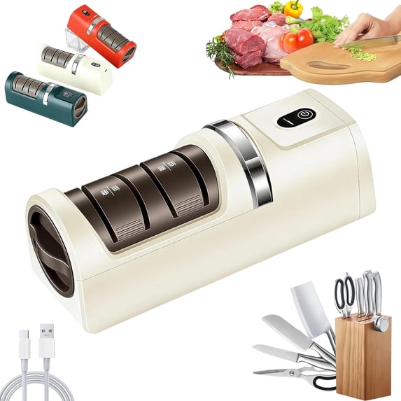2026 New Automatic Kitchen Knife Sharpener, Sharpening System with ...