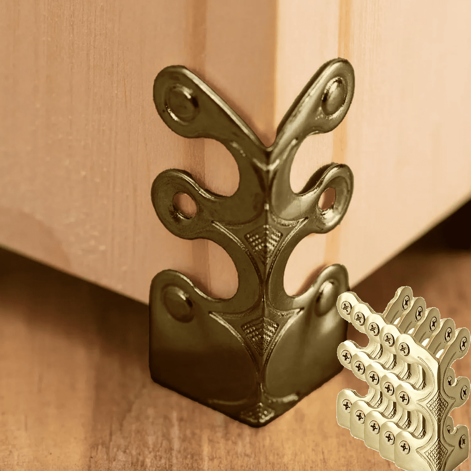 2026 New Baseboard Corner Protectors, Solid Brass Skirting Board Corner ...