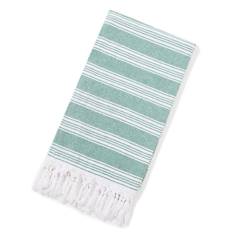 2026 New Beach Towel Striped Towel with Tassels, Quick-Dry, Absorbent ...