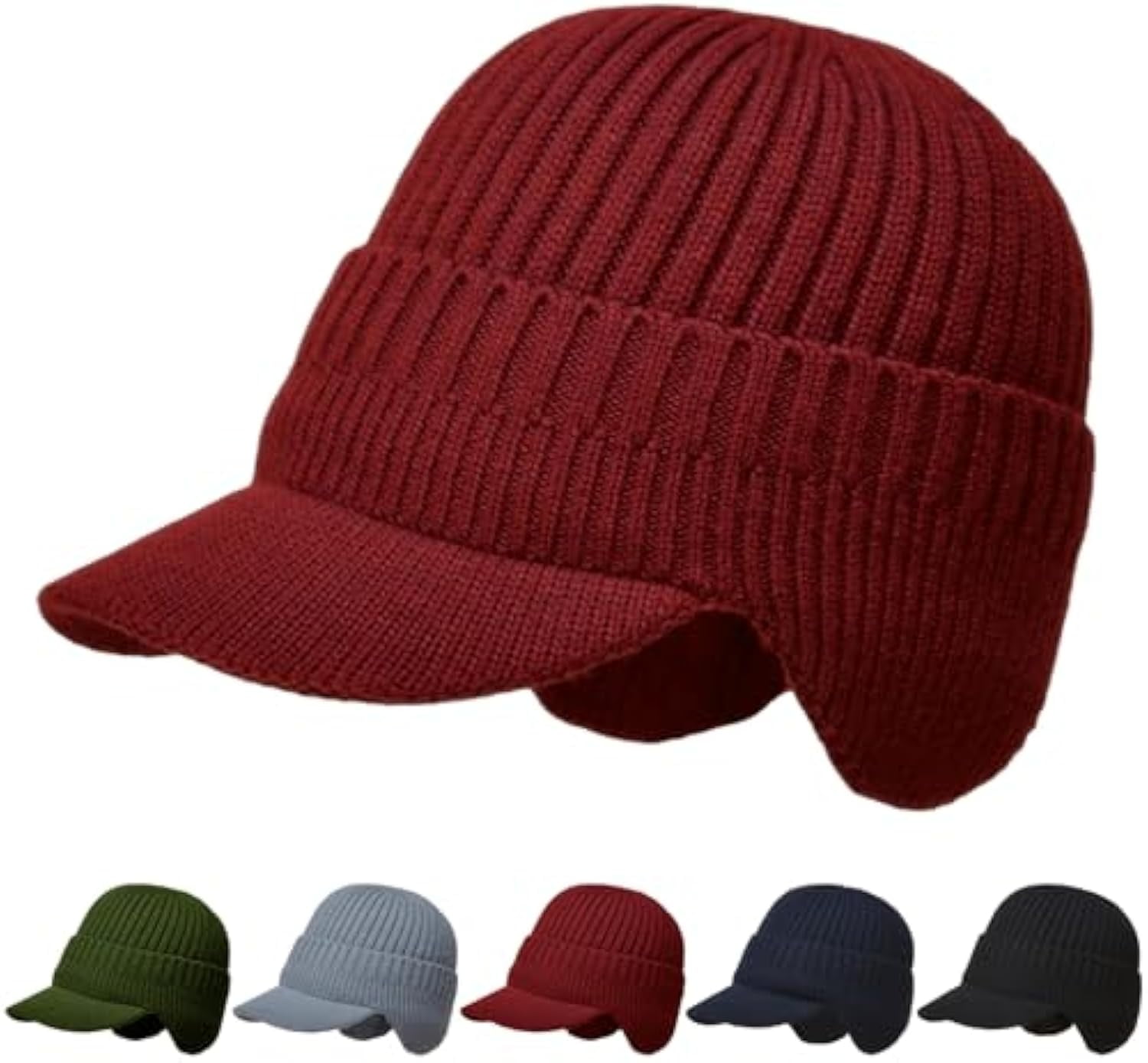 2026 New Beanie With Plush Material, Cozy Head Beanie, Beanie with Ear ...