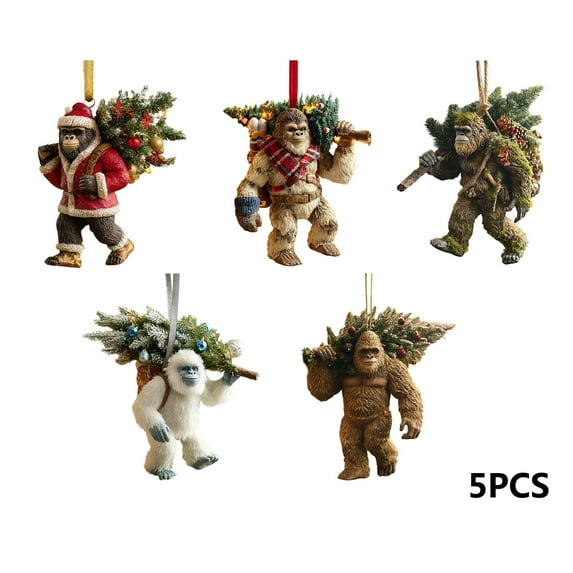 2026 New Bigfoot Christmas Ornament, Unique Myth Meets Holiday Magic ...