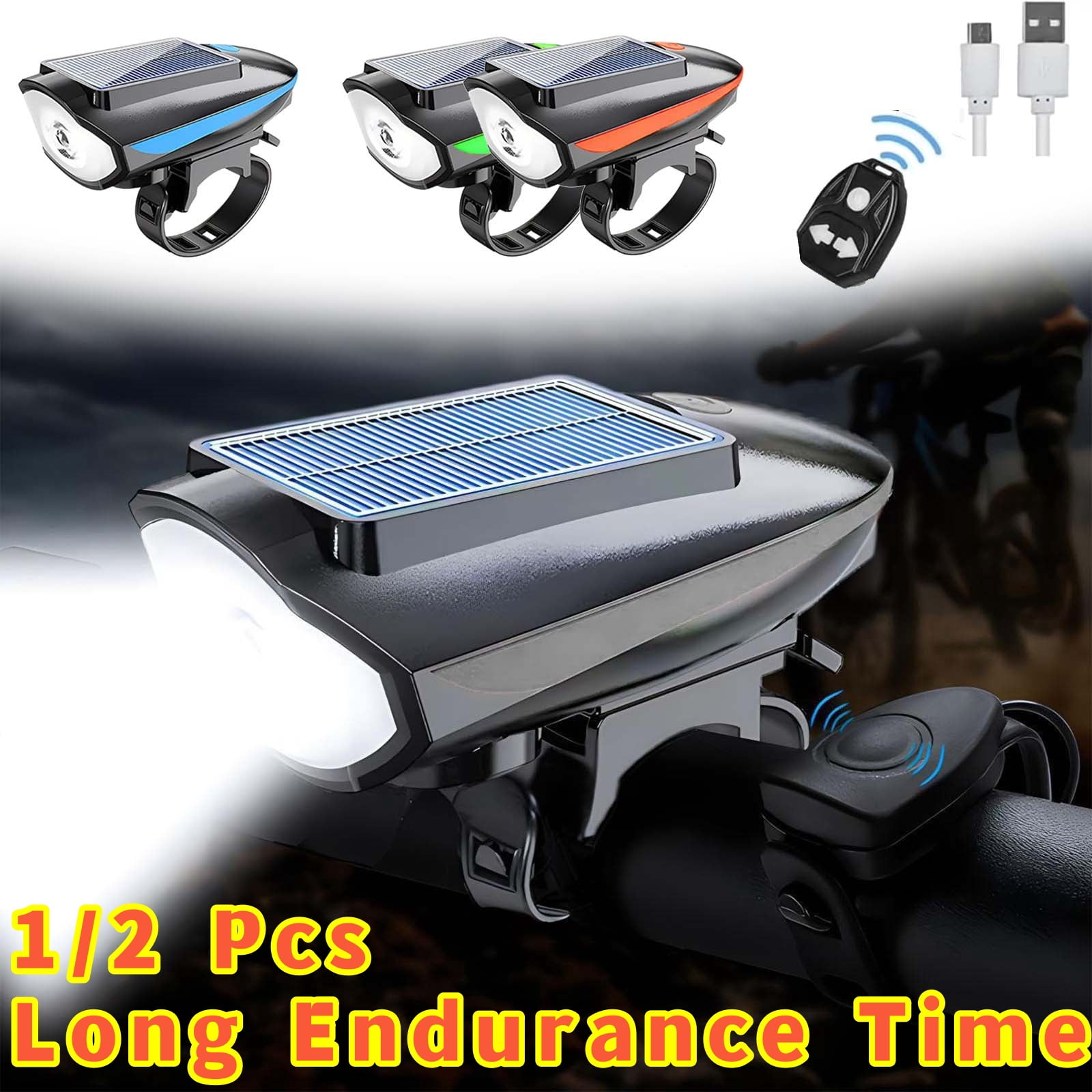 2026 New Bike Lights for Night Riding, Waterproof Bicycle Lights Front ...