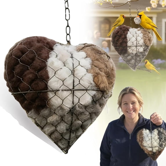 2026 New Bird Nesting Heart, Hummingbirds & Wild Birds Winter Tree ...