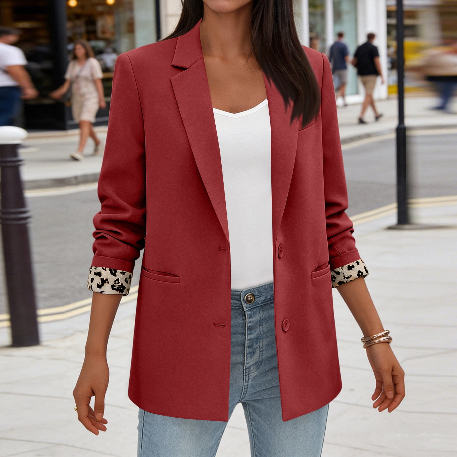 2026 New Blazers for Women Spring Work Office Suit Jackets Dressy Open ...