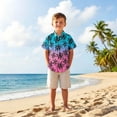 2026 New Boys Girls Hawaiian Shirts Button Down Shirt Short Sleeve ...