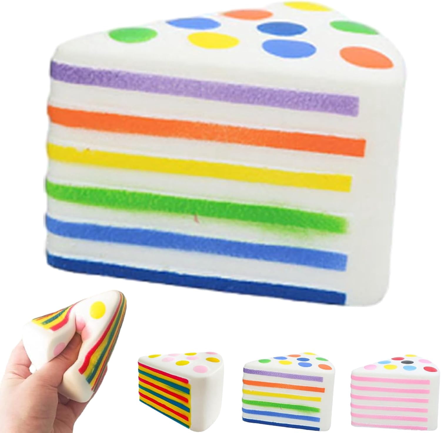 Cake Squishy, Giant Layer Cake Squishy, Big Squishy Cake Slice Jumbo ...