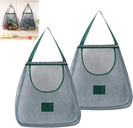 2026 New Capacityin Kitchen Storage Bag, Portable Hollowed Out Mesh ...