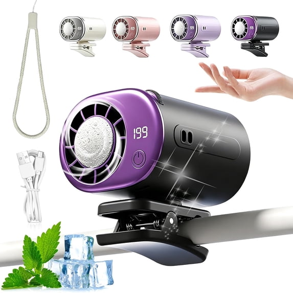 2026 New Car Clip On Air Conditioner Fan, Portable Car AC for Car, Car ...