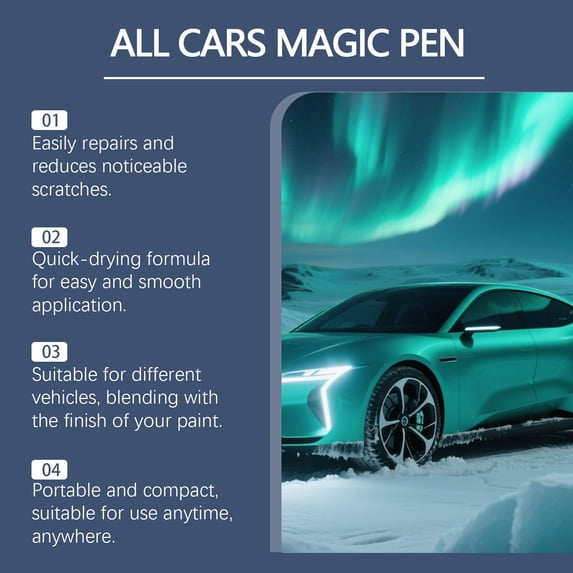 2026 New Car Scratch Remover Pen, Portable Paint Repair Marker For Auto ...