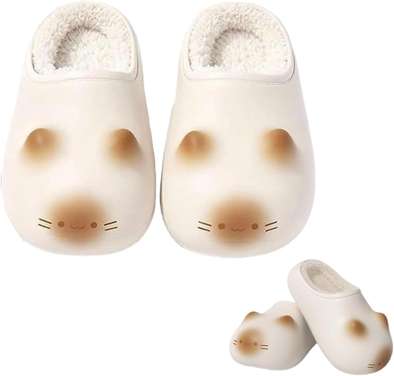 2026 New Cat Paws Footprints Fluffy Plush Fleece Height Increase ...