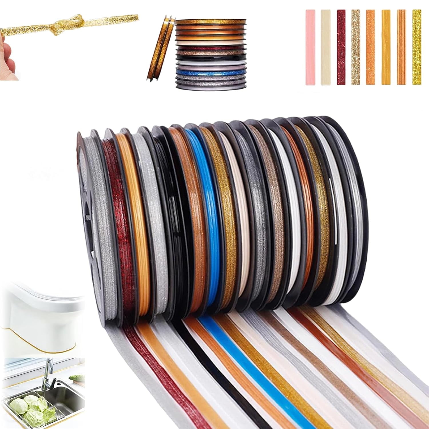 2026 New Ceramic Tile Gap Tape, Waterproof Peel and Stick Sealing Tape ...