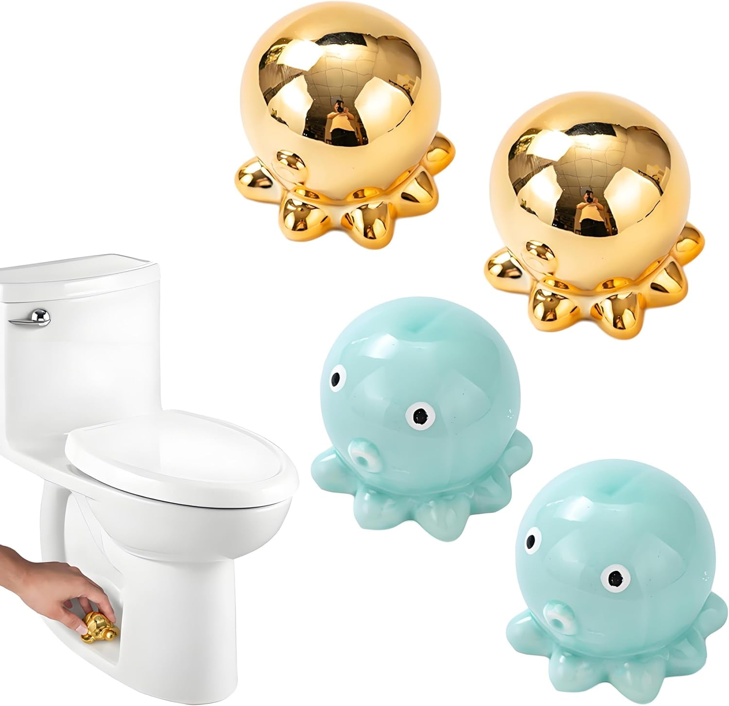 2026 New Ceramic Turtle Knob, Turtle Knobs for Toilet, Ceramic Material ...