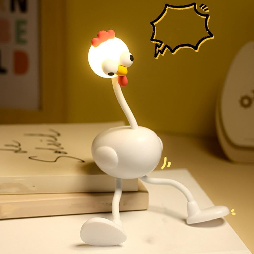 2026 New Changeable Shape Funny Chicken Night Light, Rechargeable ...