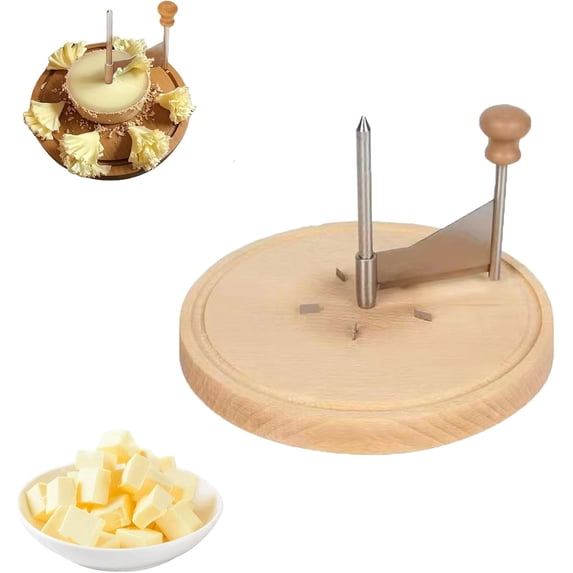 2026 New Cheese Curler with Lid, Stainless Steel Cheese Curler Wheel ...