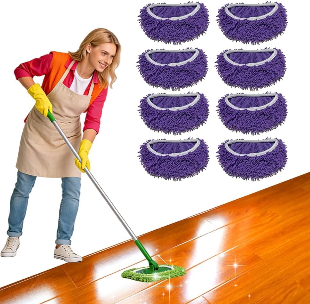 2026 New Chenille Mop Refill Pads for Home Use, Reusable Microfiber ...