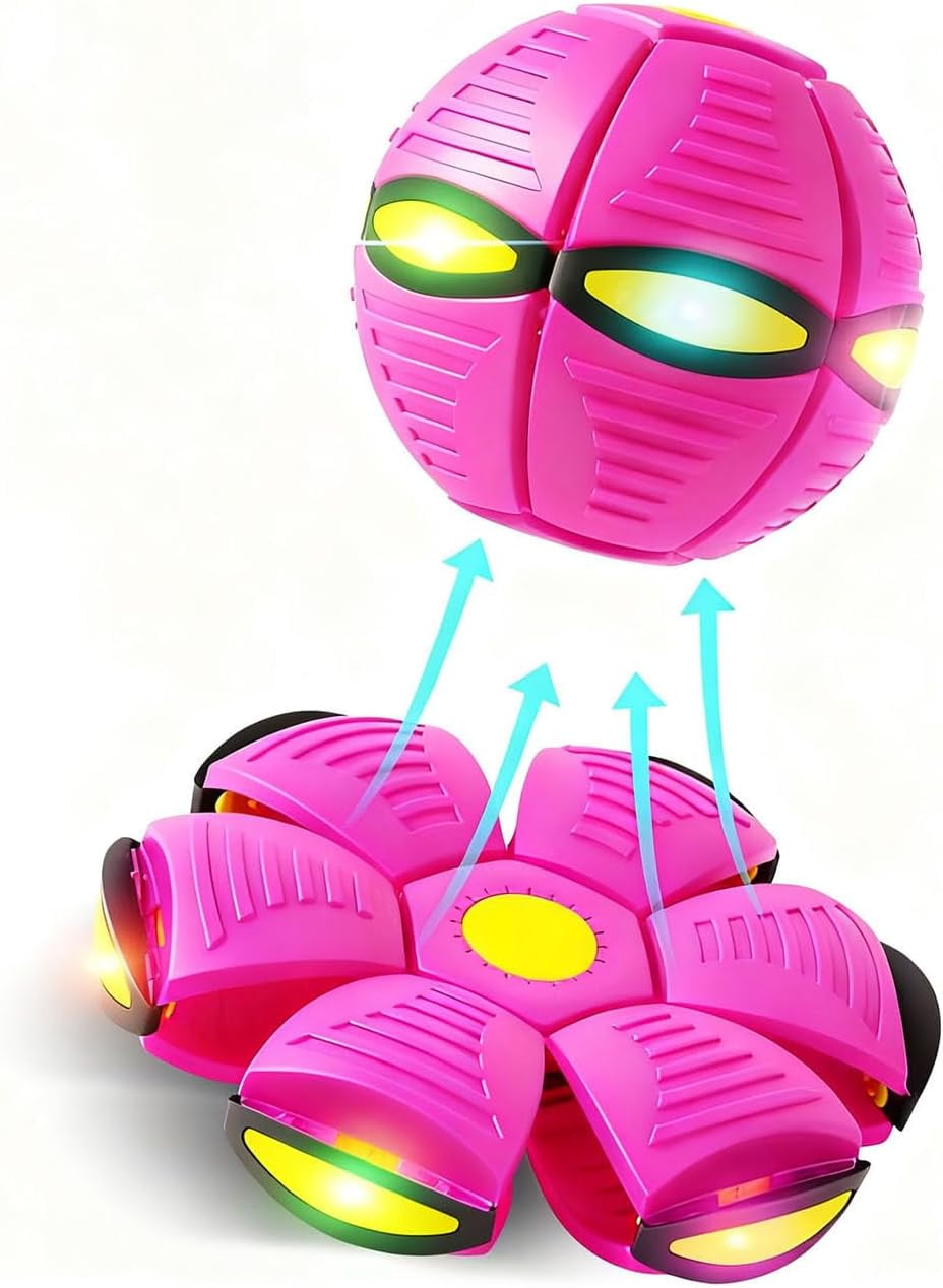 2026 New Bouncing Ball with LED Lights, Magic MetaBall, Magic Flying Saucer, Bouncy Ball ...