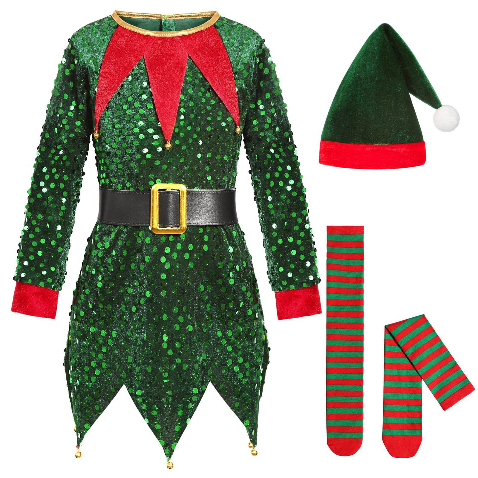 2026 New Christmas Outfits Christmas Gifts Elegant Fairy Dress for ...