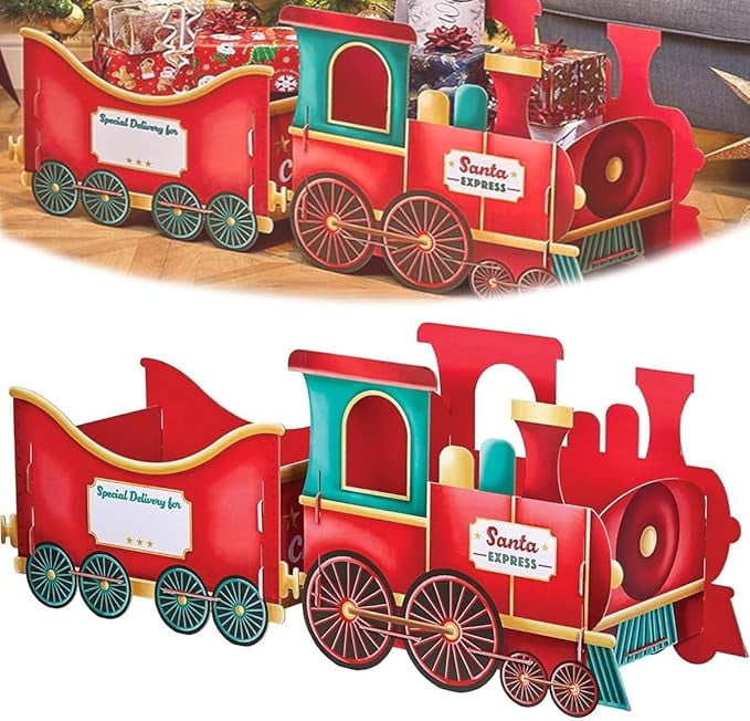 2026 New Christmas Presents Trains,Santa Express Train Gift Box,Deliver ...