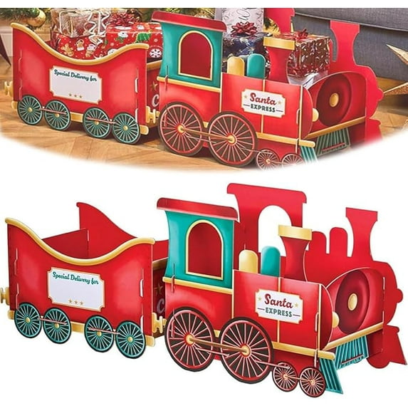 2026 New Christmas Presents Trains,Santa Express Train Gift Box,Deliver ...