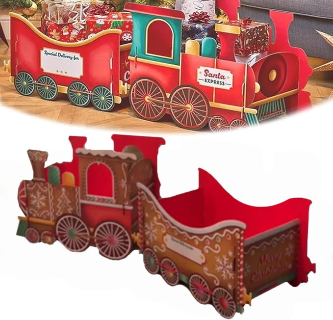 2026 New Christmas Presents Trains,Santa Express Train Gift Box,Deliver ...