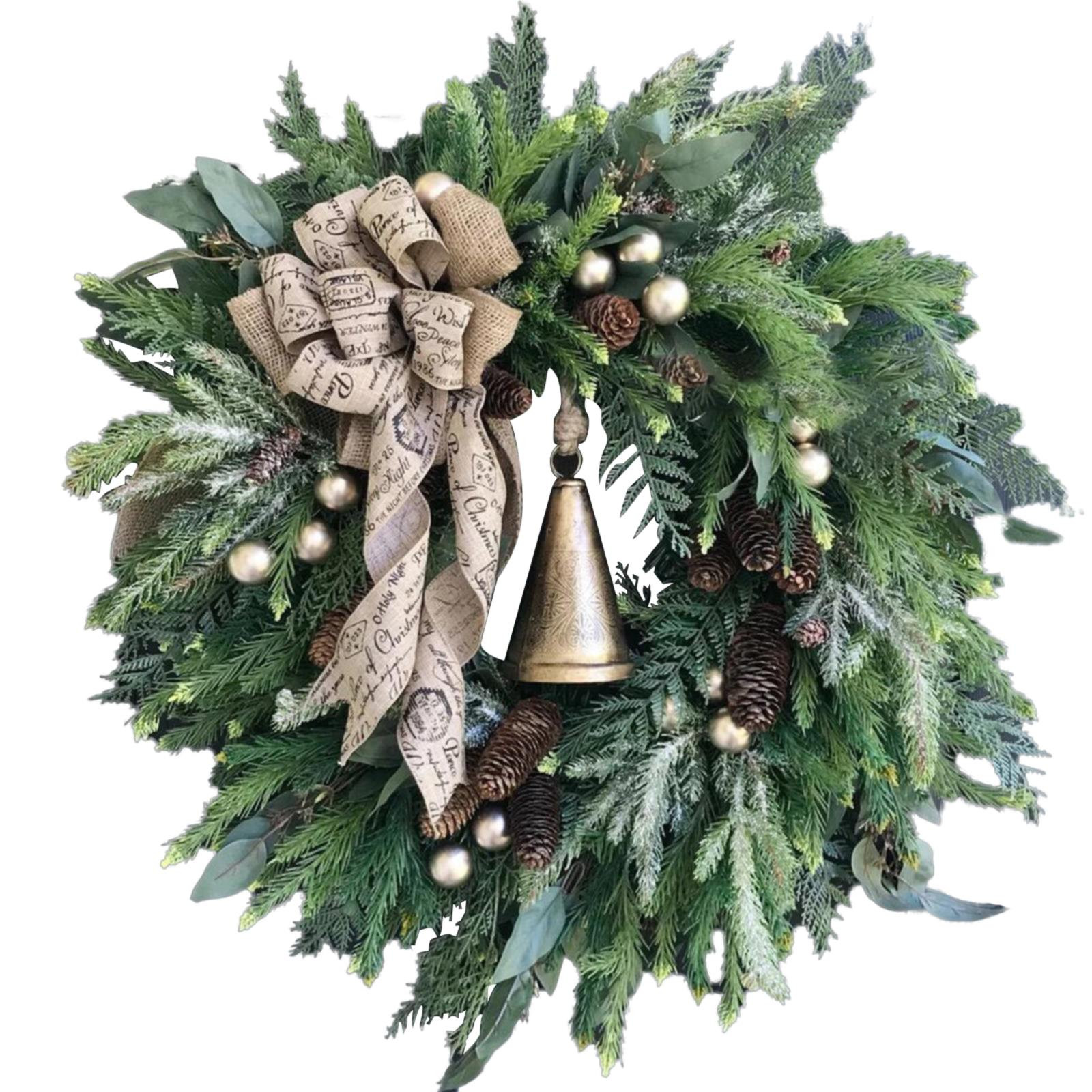 2026 New Christmas Wreath! 15.74” Bohemian Christmas Wreath ...