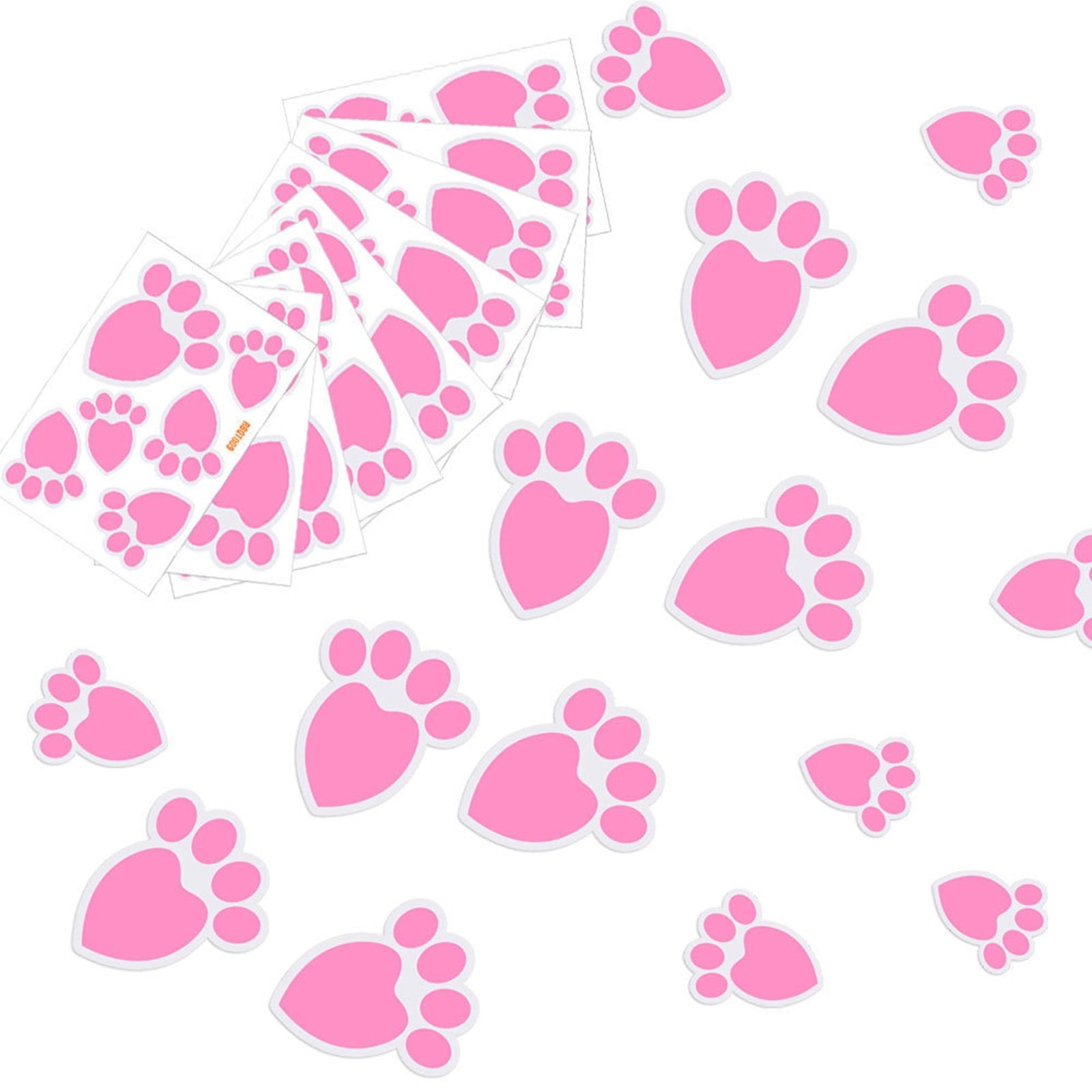 2026 New Clearance Decor Easter Heart Footprint Stickers for Floors ...