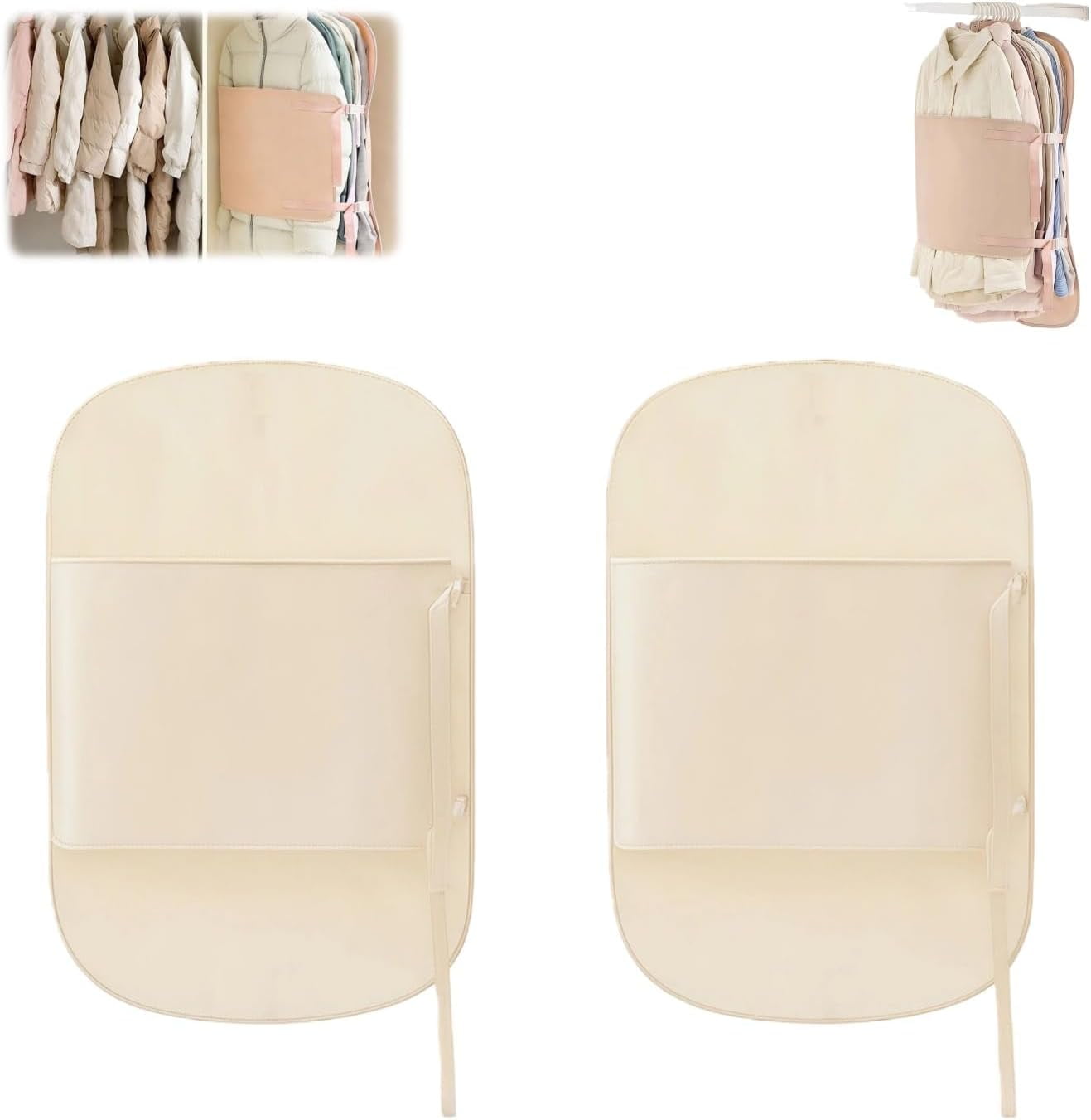 2026 New Closet Press Board Organizer, Foldable Clothing Storage Bag ...