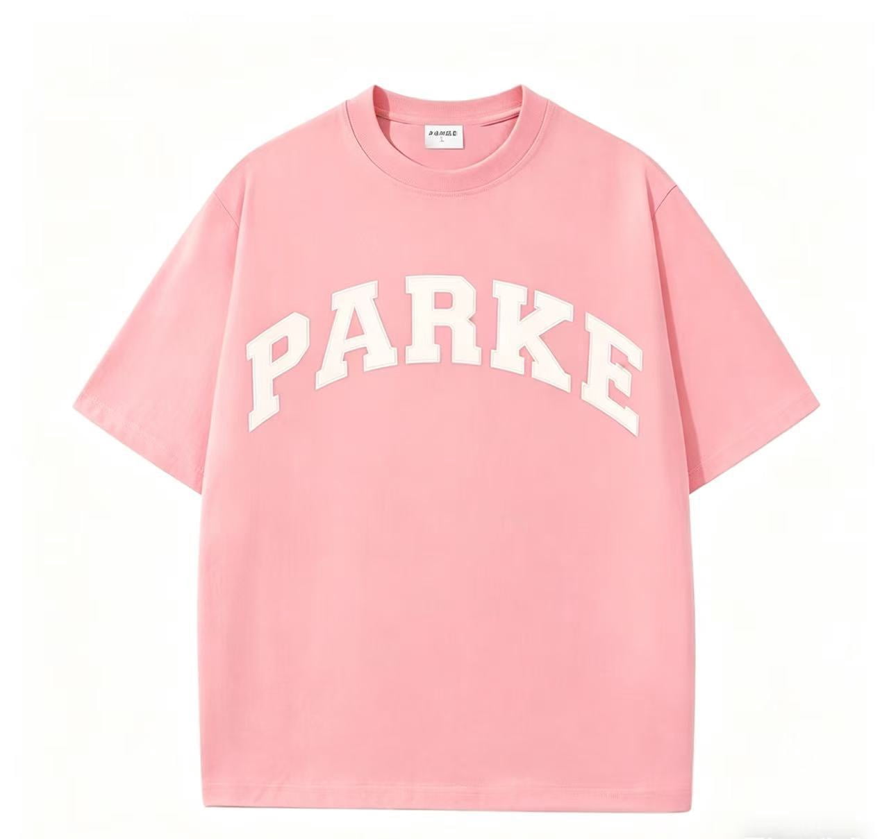2026 New College Style PARKE Letter Fashion Print Unisex Short Sleeve ...