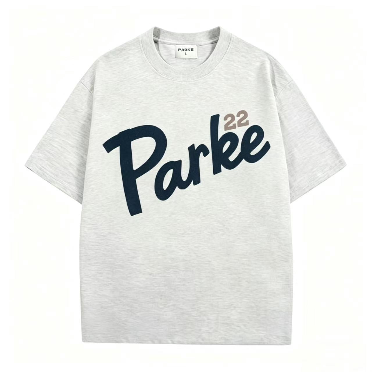 2026 New College Style PARKE Letter Fashion Print Unisex Short Sleeve ...