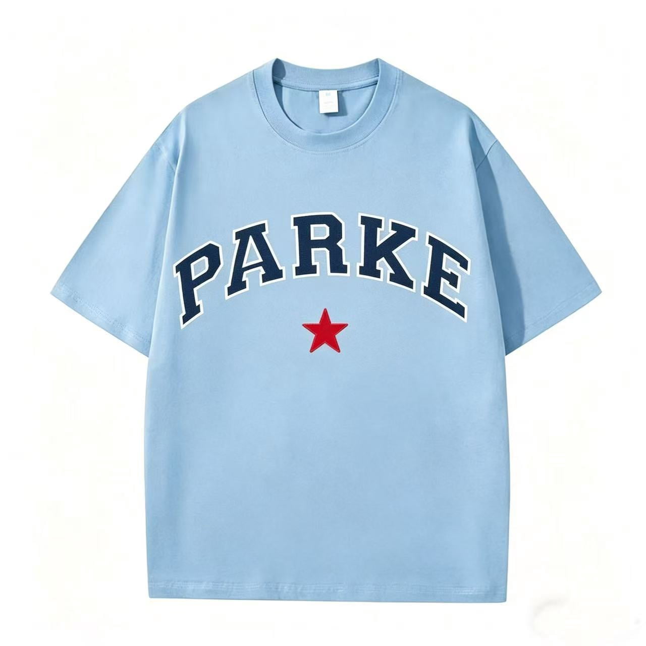2026 New College Style PARKE Letter Fashion Print Unisex Short Sleeve ...
