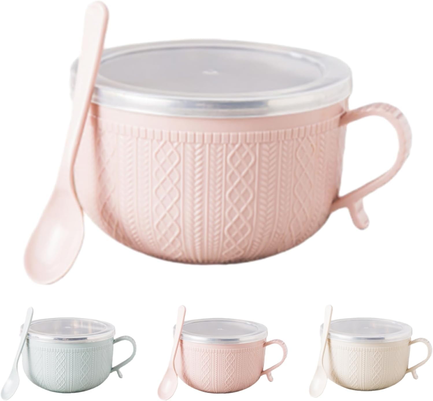 2026 New Covered Mug Dinnerware Set, 25oz Ceramic Mug with Dual Lid ...