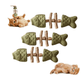 2026 New Creative Fish Bone Cat Dental Chew Toy -Natural Catnip ...