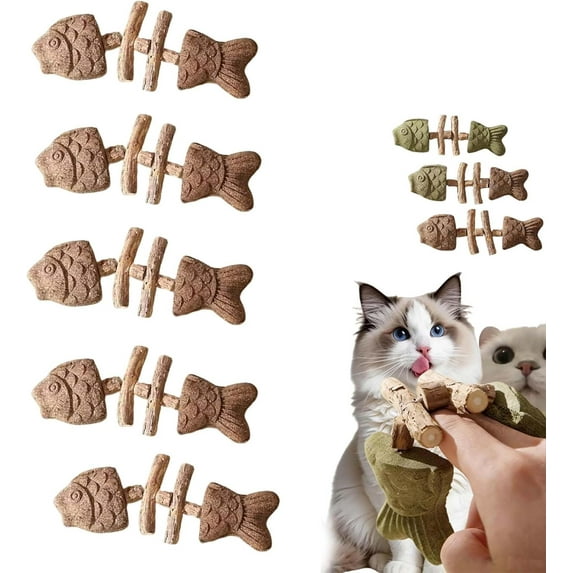 2026 New Creative Fish Bone Cat Toy, Fix Your Cat’S Dental Health ...