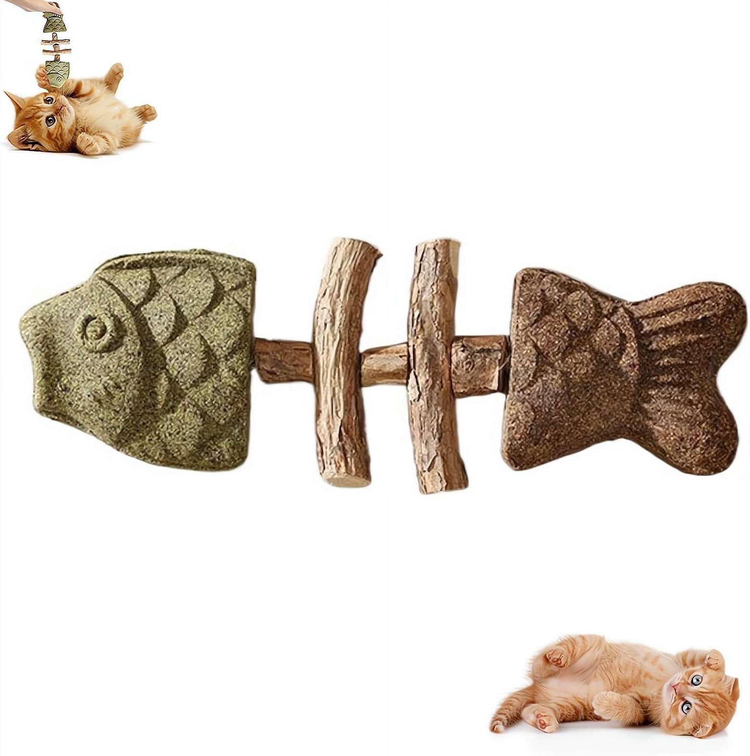 2026 New Creative Fish Bone Cat Toy,Purrident - Fix Your Cat’s Dental ...