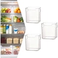 2026 New Crystal Clear Freezer Storage Bins, Clear Plastic Bins for ...