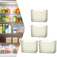 2026 New Crystal Clear Freezer Storage Bins, Clear Plastic Bins for ...