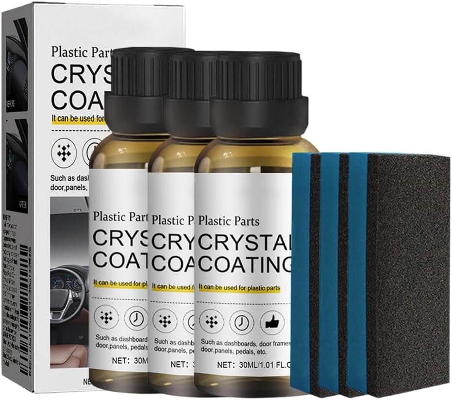 2026 New Crystal Coating for Car, Upgrade Car Plastic Restorer ...