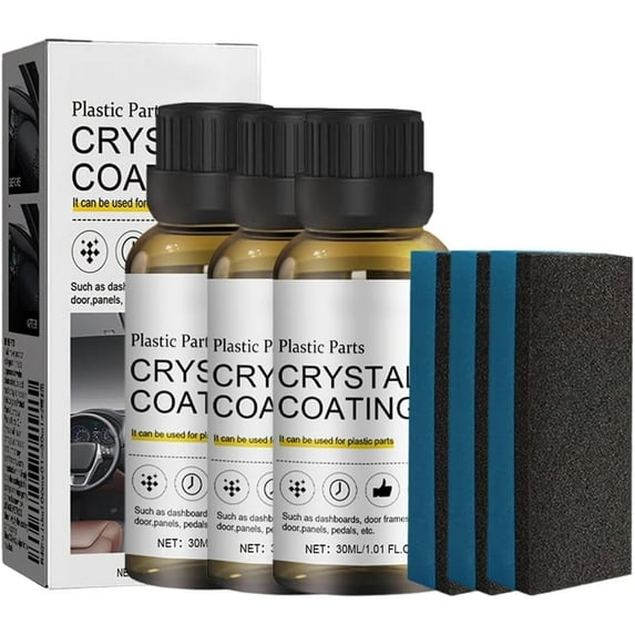 2026 New Crystal Coating for Car, Upgrade Car Plastic Restorer ...