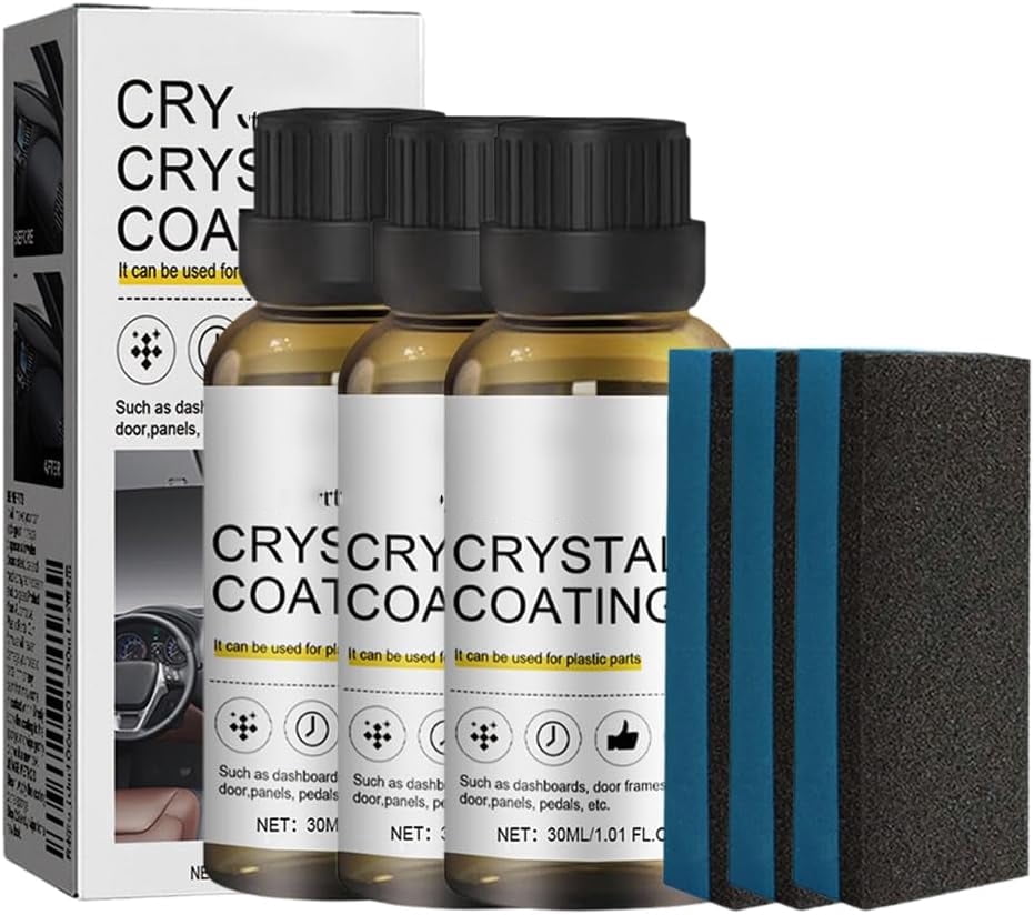 2026 New Crystal Coating for Car, Upgrade Plastic Parts Crystals ...