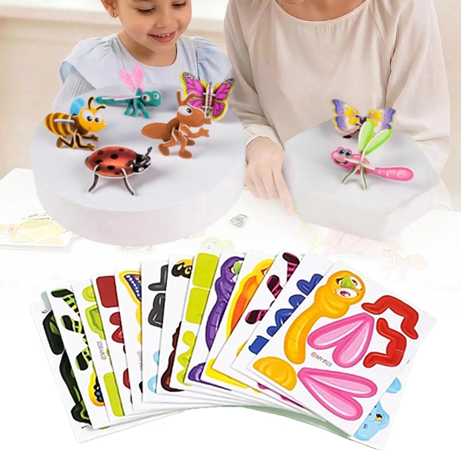2026 New DIY 3D Creative Insect Paper Jigsaw Puzzle, 25 PCS Smart 3D ...