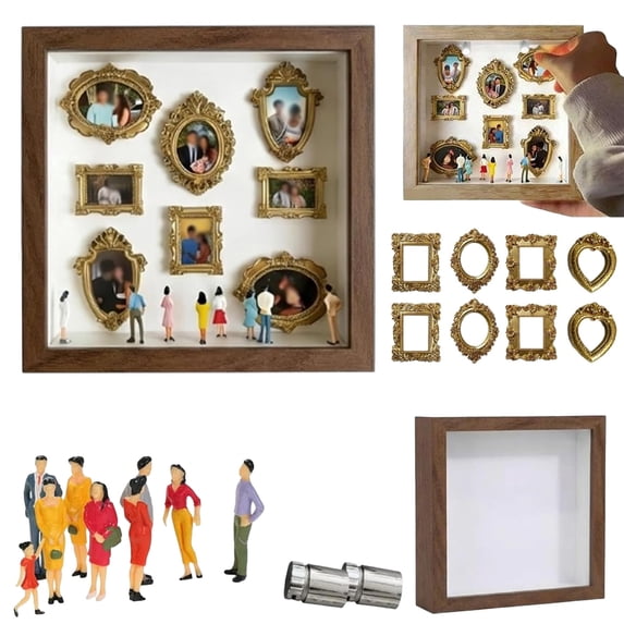 2026 New DIY Mini Museum Silhouette Box Kit, DIY Mini Museum Shadow Box ...
